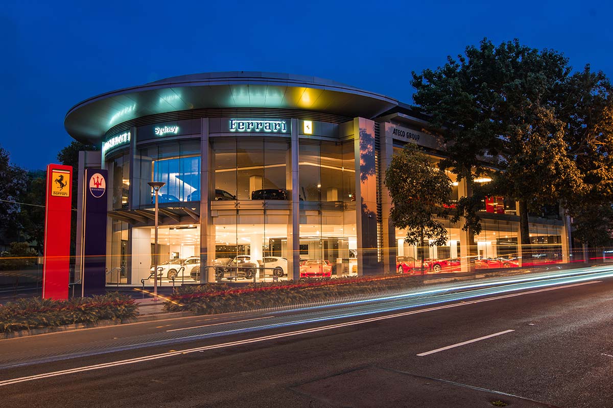 Ferrari Showroom, Waterloo NSW - Reitsma Constructions