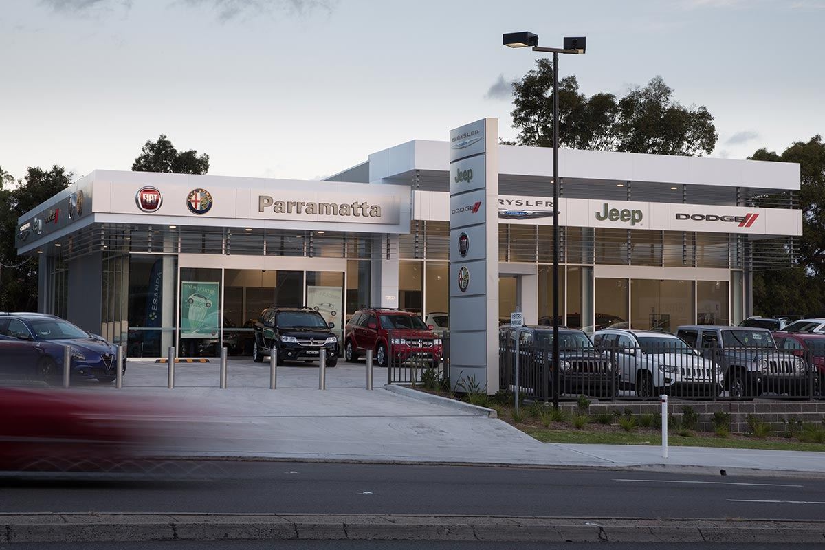 Chrysler, Jeep, Alfa, Fiat and Dodge Showrooms, Parramatta NSW ...