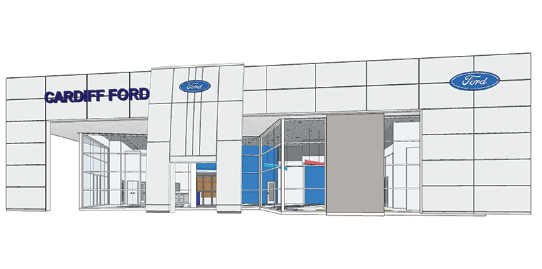 Project won - Refurbishment and facade upgrade works to Ford Cardiff ...